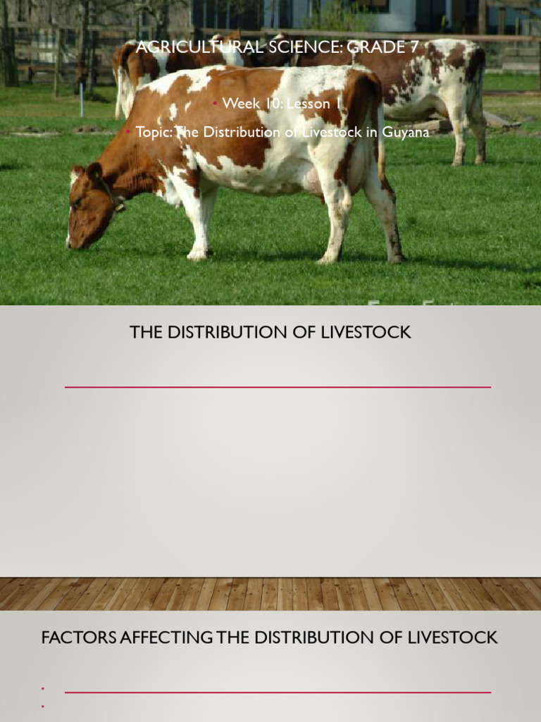 Grade 7 Agriculture Science Week 10 Lesson 1 | PDF | Livestock ...