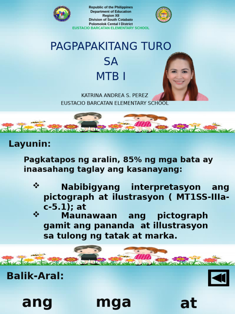 Cot 1 - MTB - Pictograph | PDF