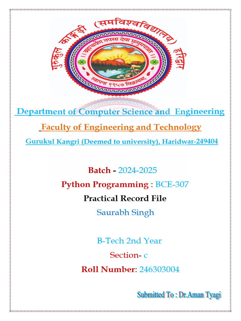 Python Front Page | PDF