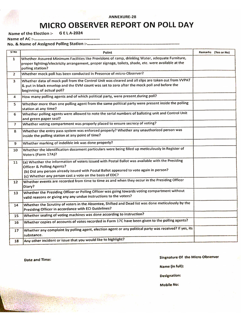 Micro Observer Report | PDF