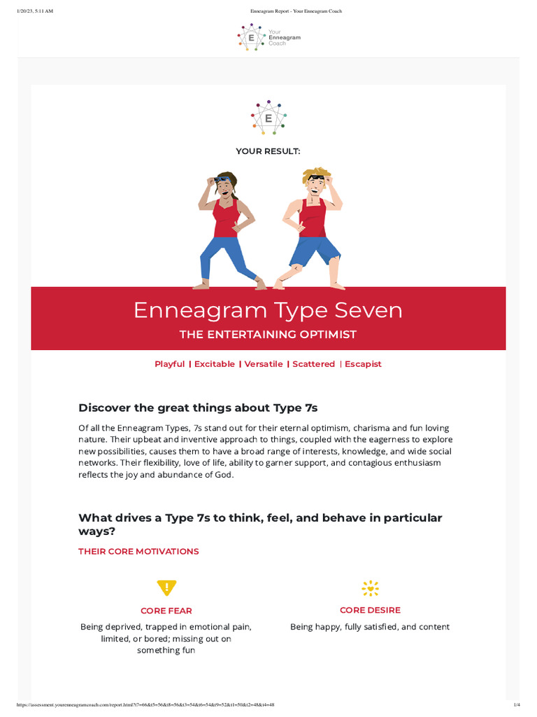 Enneagram Report - Your Enneagram Coach | PDF | Emotions | Behavioural Sciences