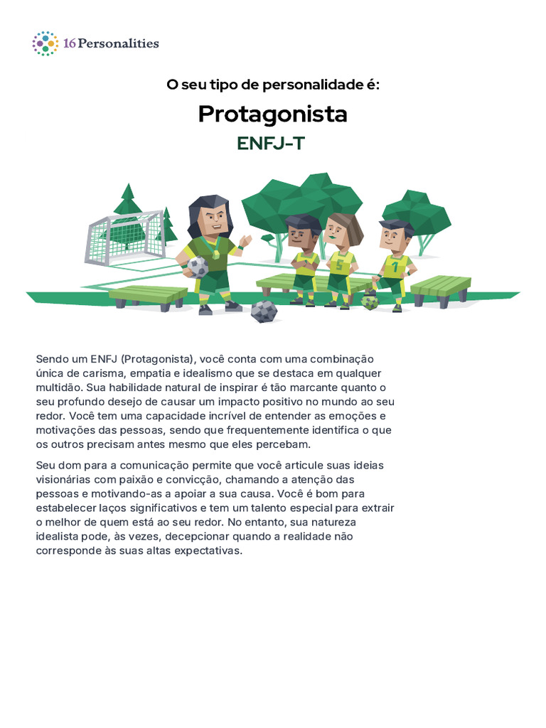 16 Personalities | PDF | Liderança | Emoções
