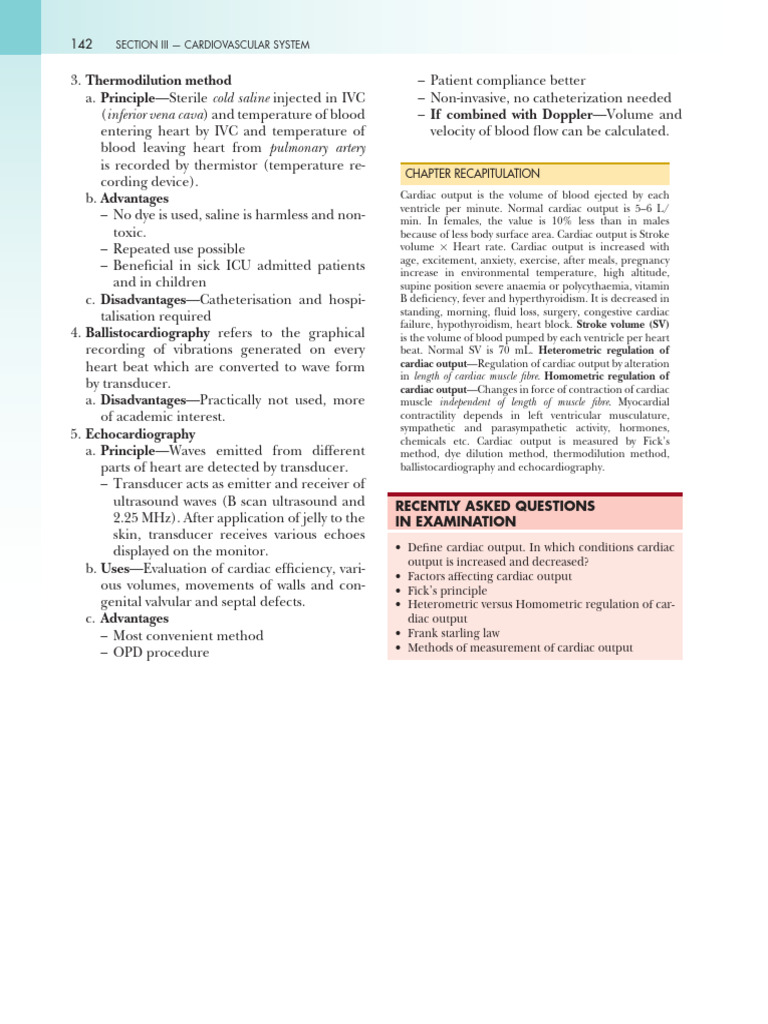 Heterometric Regulation of Cardiac Output | PDF | Electrocardiography ...