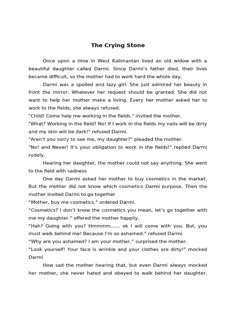 The Crying Stone | PDF