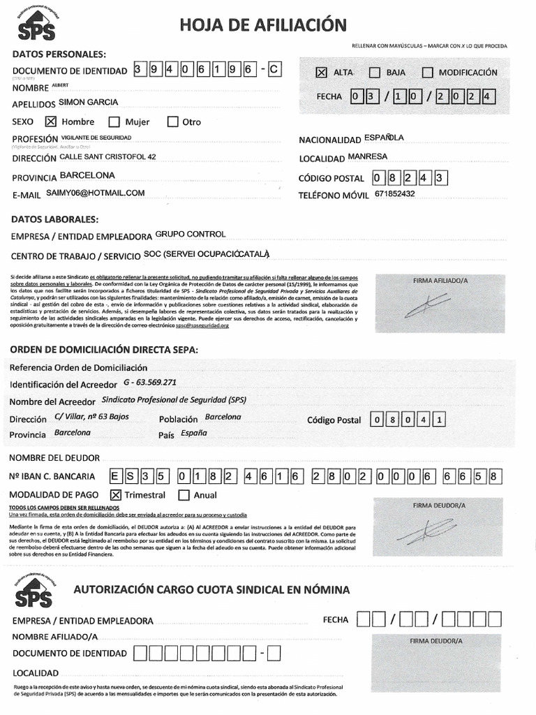 Sps Albert Simon | PDF