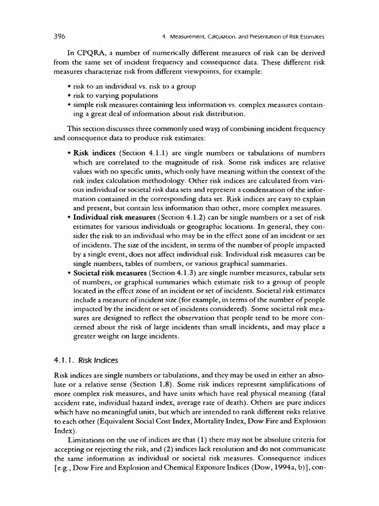 CCPS - Guidelines For Chemical Process Quantitative Risk Analysis, Second Edition (1999) - 0420 ...