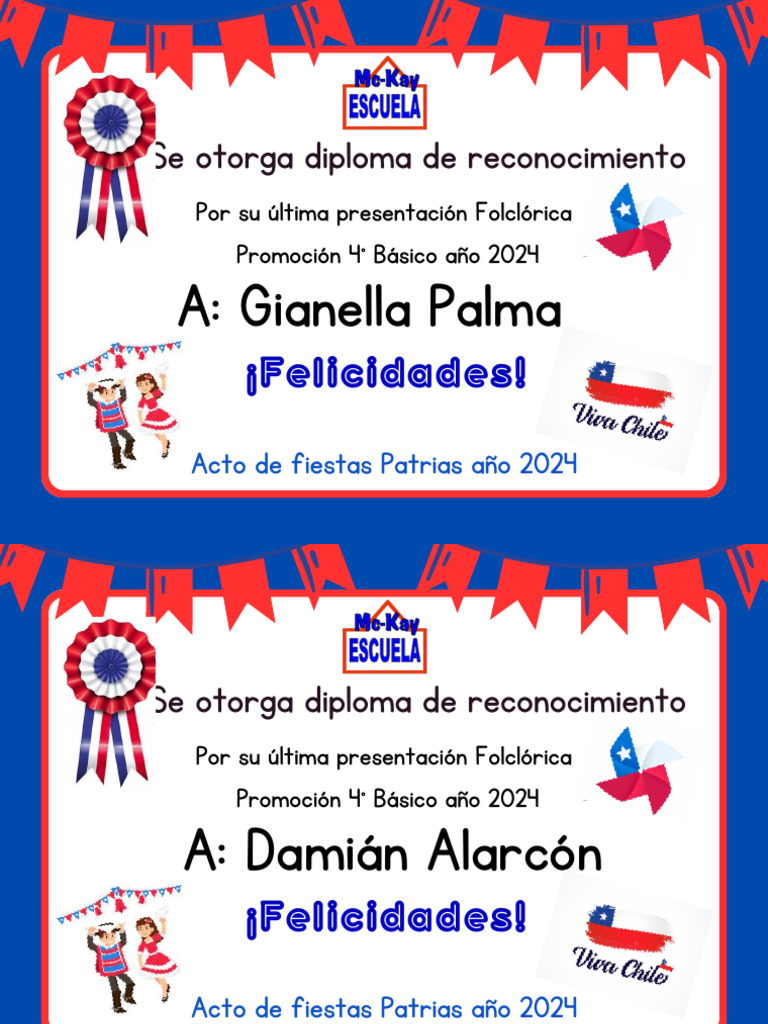 Diploma de Reconocimiento 4 | PDF