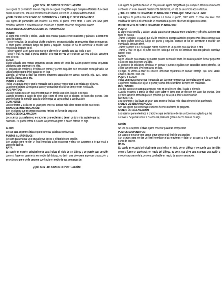 Ficha-Qué Son Los Signos de Puntuación-30 Mayo | PDF | Coma | Puntuación