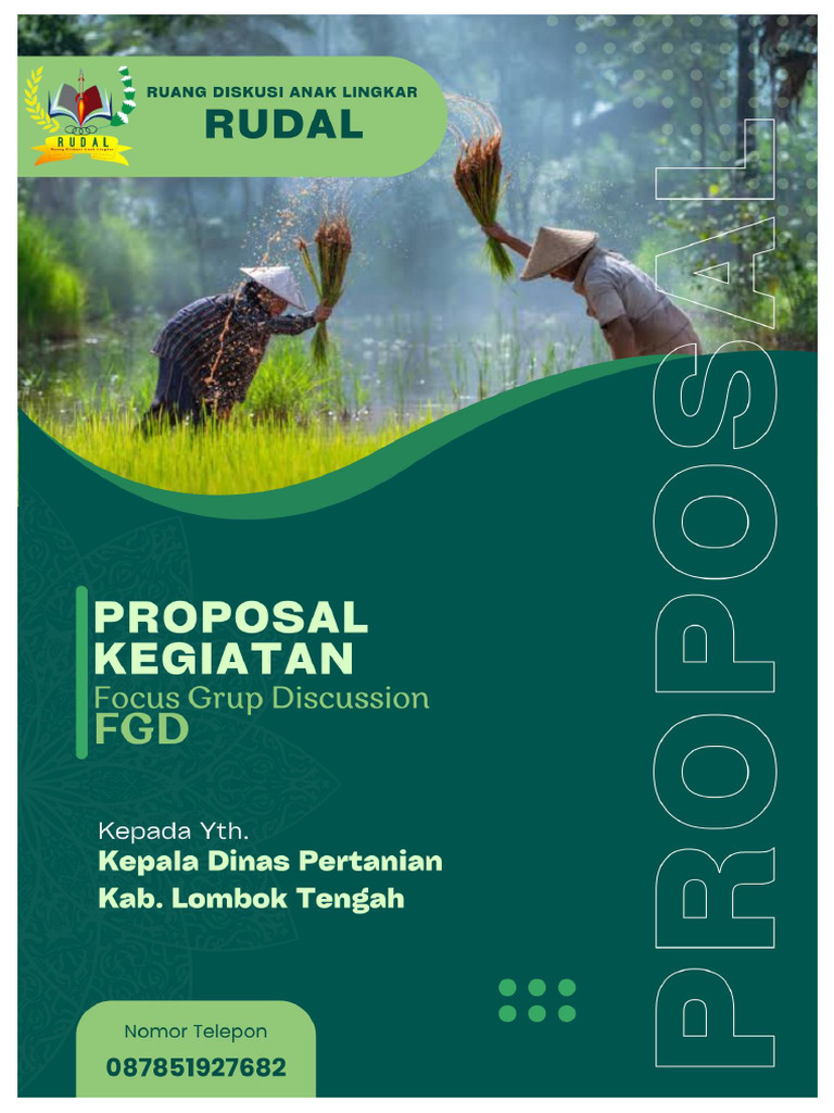 Cover Proposal Rudal | PDF