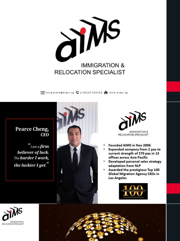 AIMS - Product Introduction | PDF | Immigration | Cultural Globalization