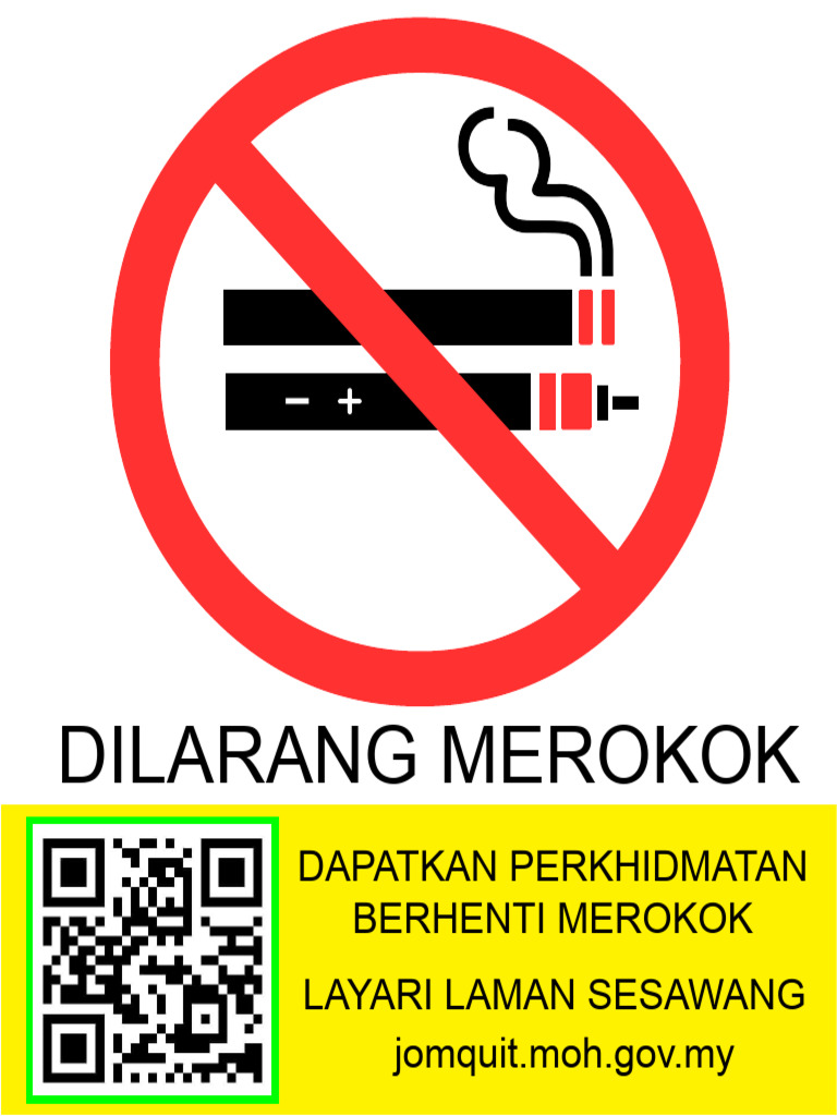 Tanda Larangan Merokok. | PDF