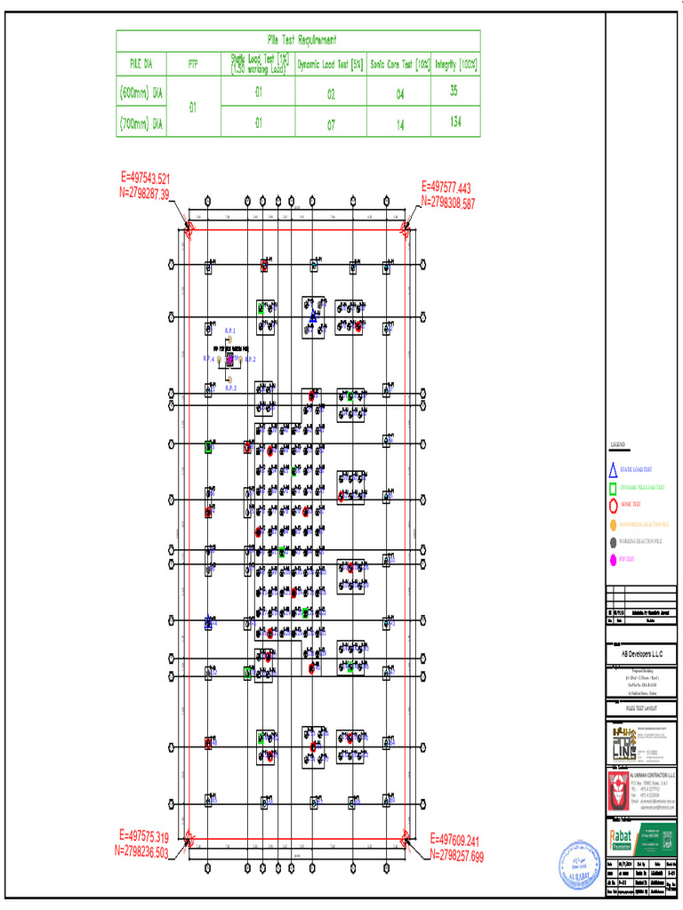 P416 Piles Test Layout 00 | PDF