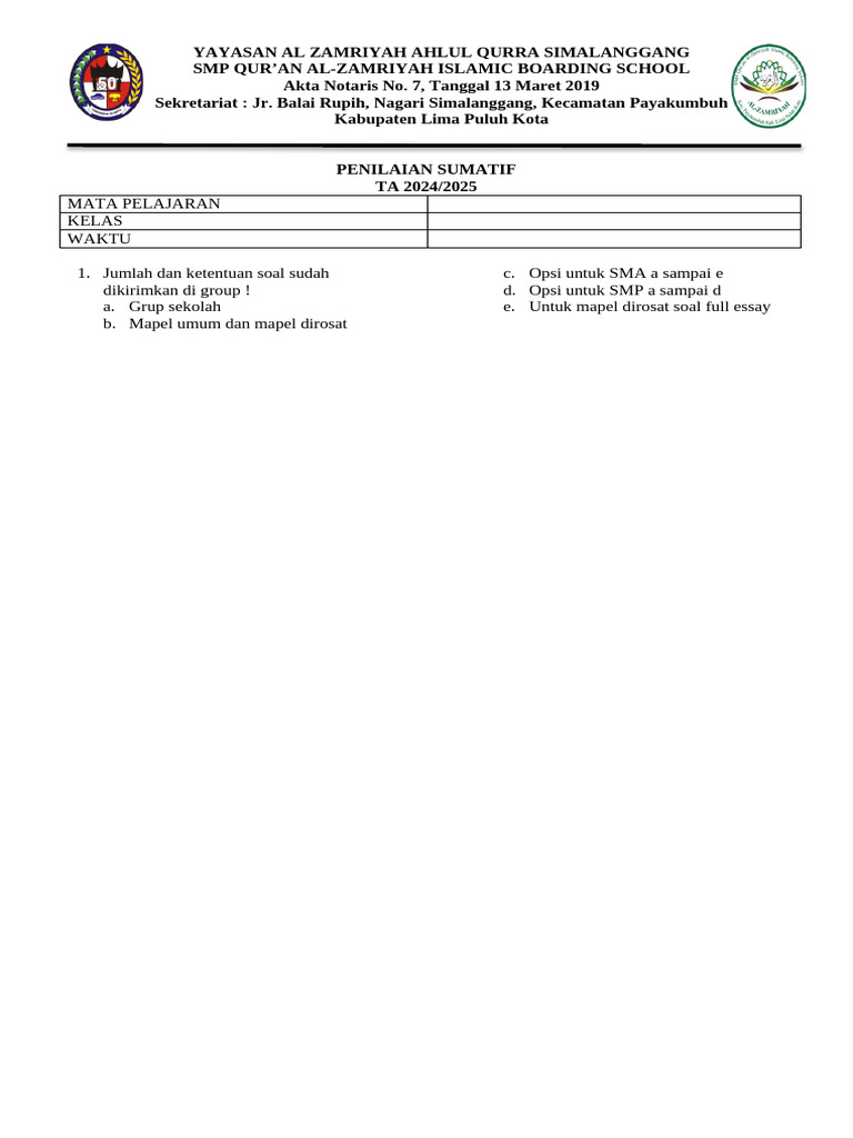 Kop SMP 24 25 Ud | PDF