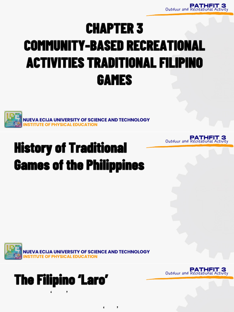 CHAPTER 3 MODULE Traditional Games Pathfit 3 | PDF