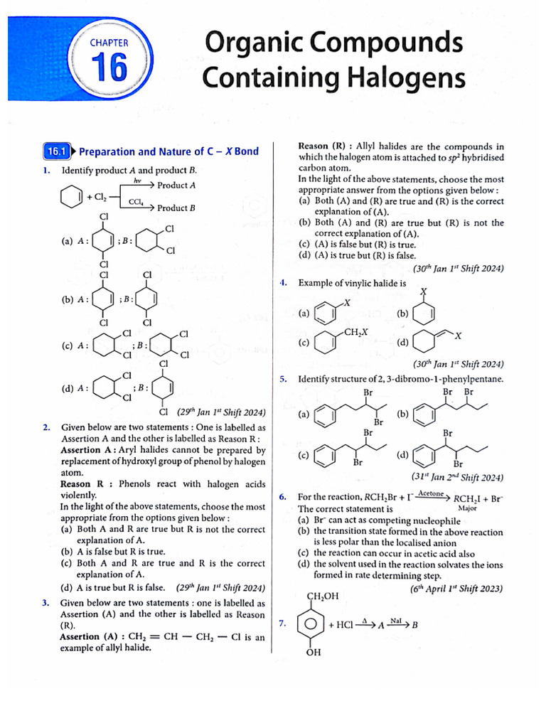 Alkyl Halide | PDF