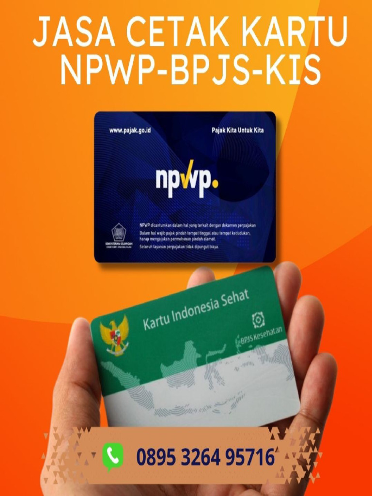 Jasa Cetak NPWP Bpjs | PDF