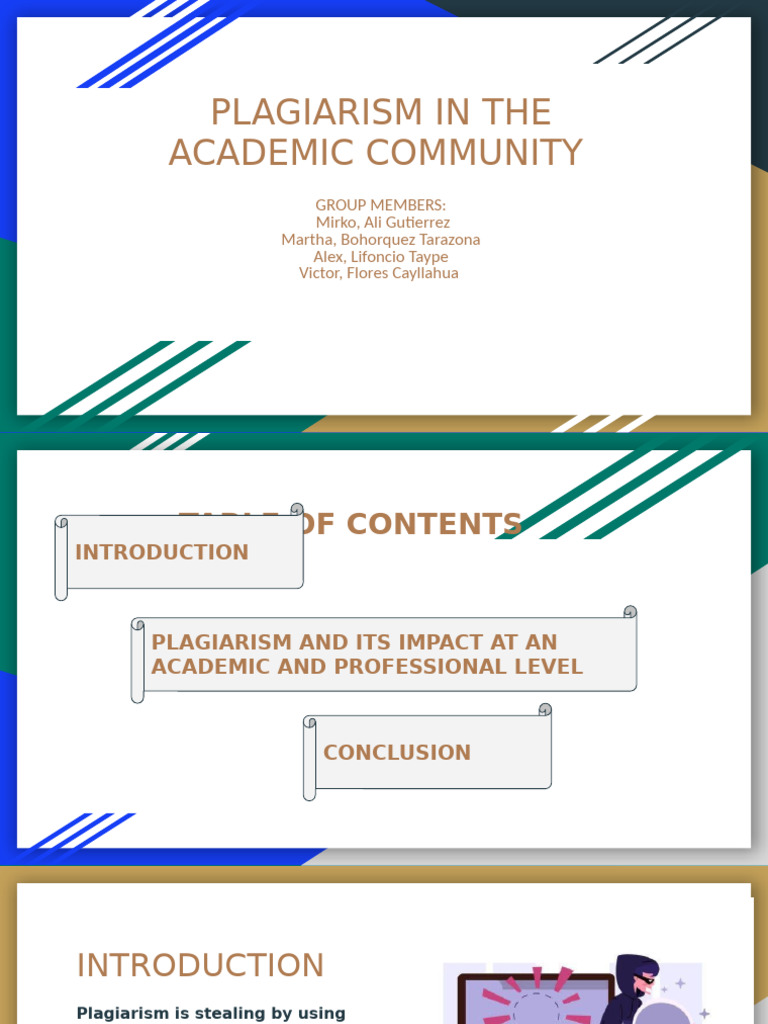 Academic Plagiarism & Teamwork | PDF