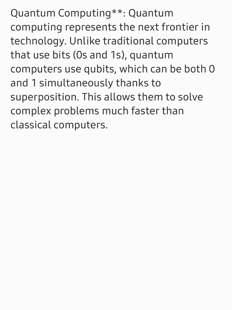 Quantum Computing | PDF