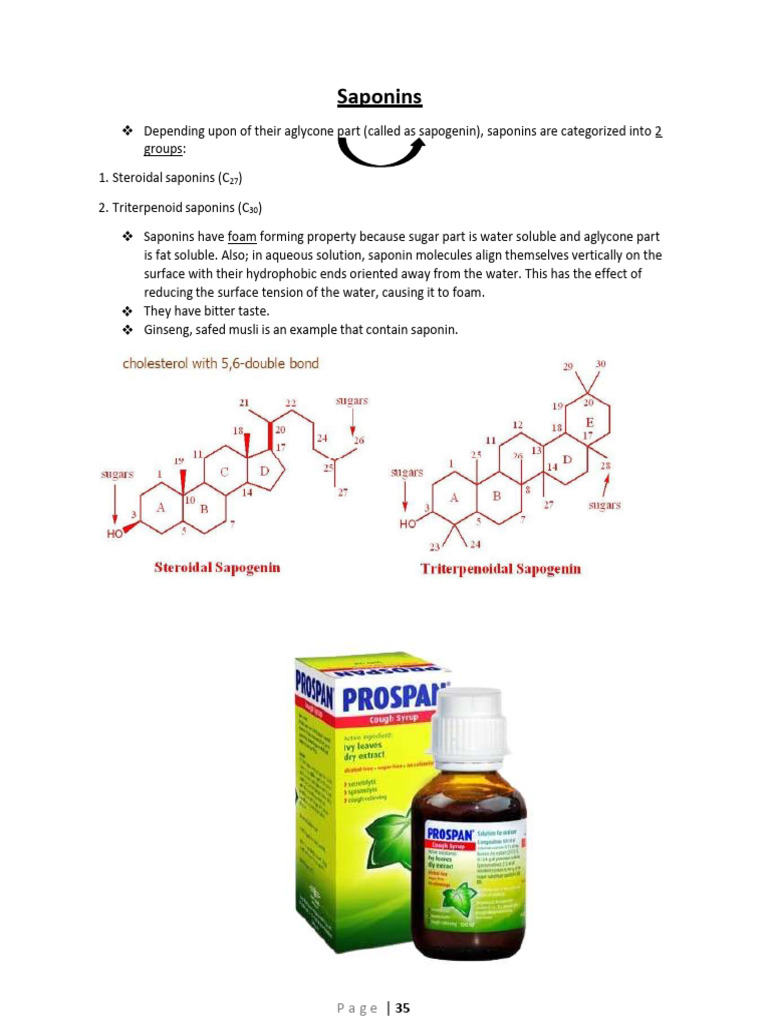 Lab No. 4 Saponins and Tannins | PDF | Hydrolysis