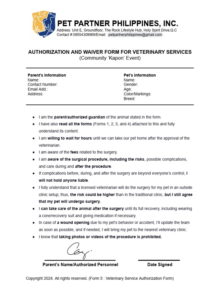 FORM 5 General Waiver 2024 MN - Docx - Signed | PDF