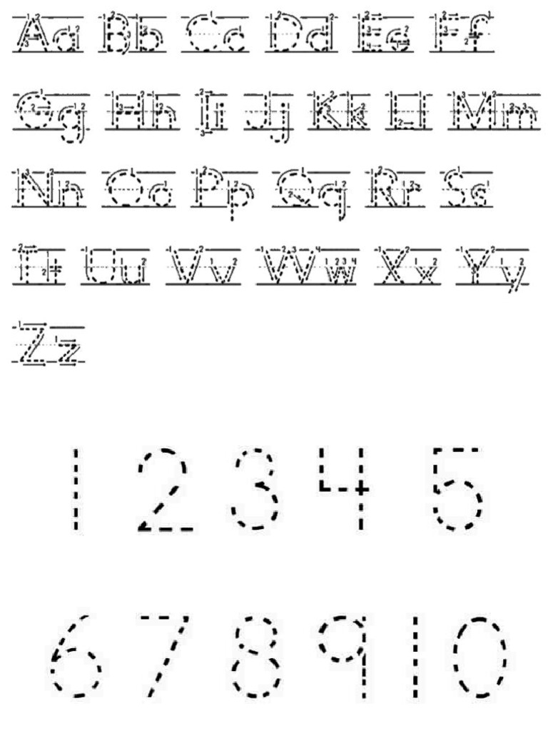 A to z, Numbers, Shapes | PDF