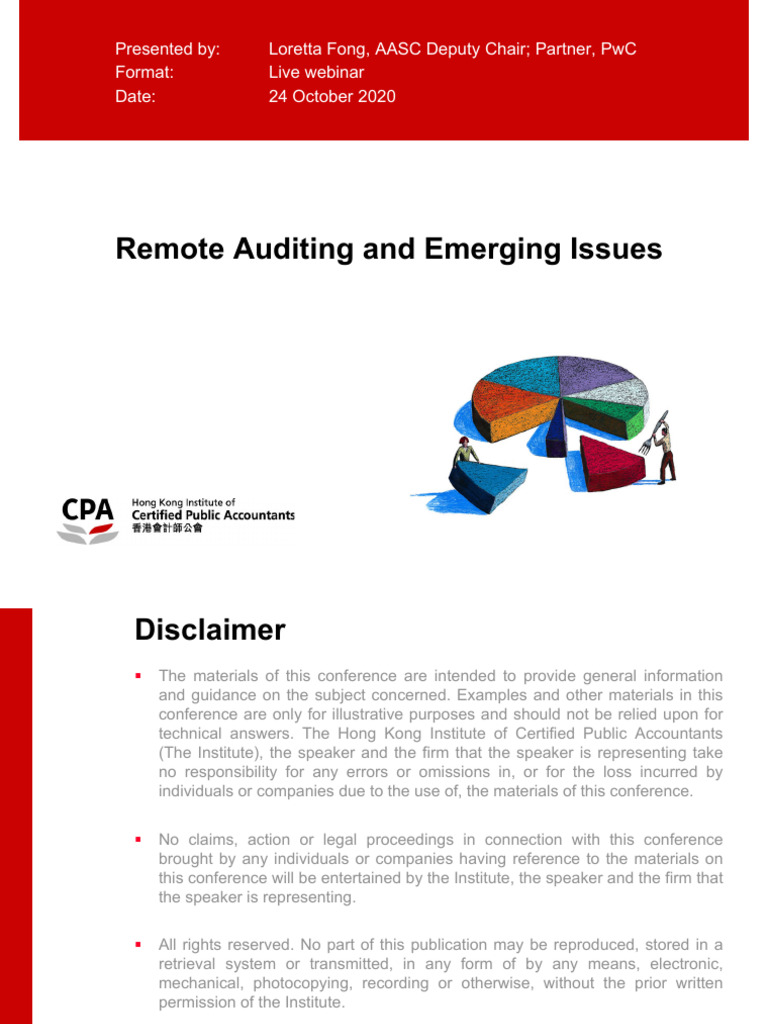 6 Remote Auditing and Emerging Issues Loretta Fong | PDF | Audit | Internal Audit