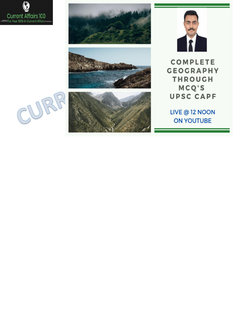 Geography Capf 2020-2021 | PDF | Soil | Volcano