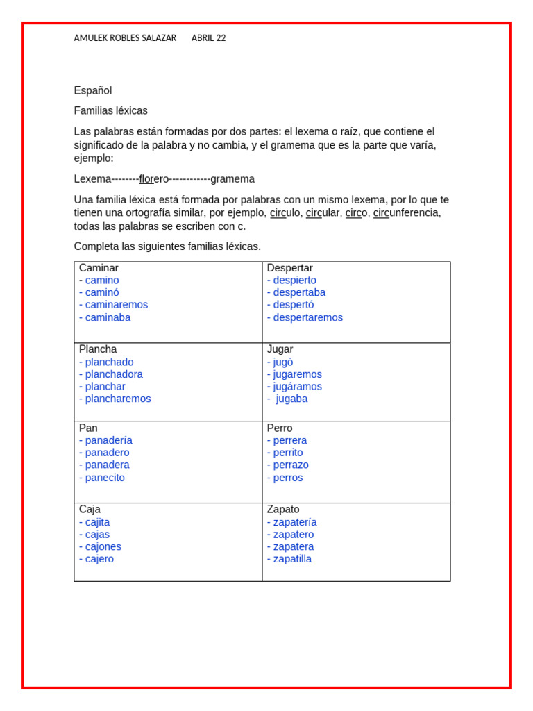 Ejercicios 22 de Abril | PDF