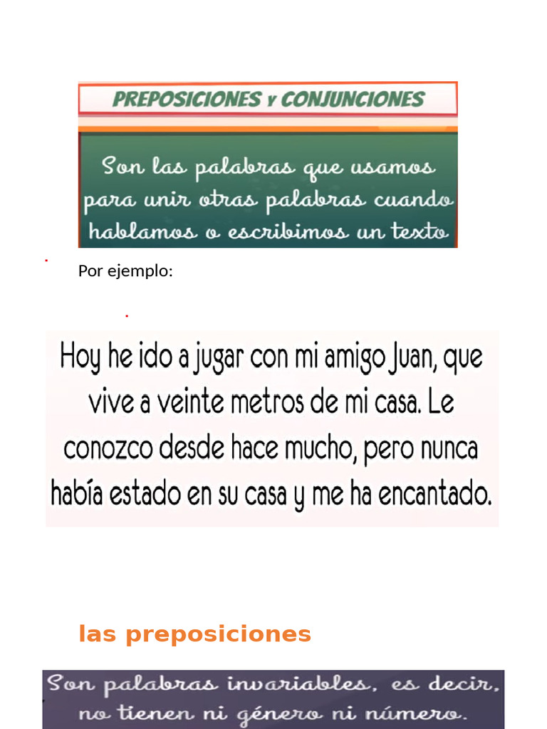 Guía sobre las preposiciones | PDF