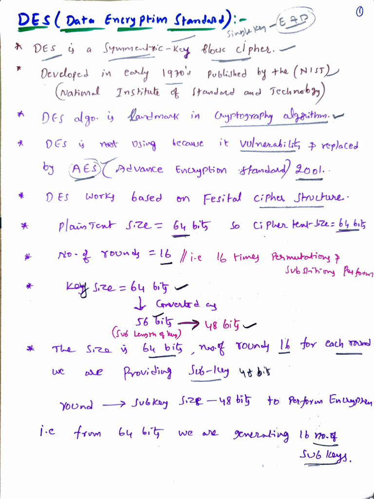 CNS Unit - 2 Topics | PDF
