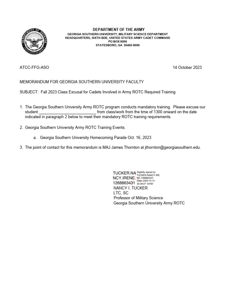 Homecoming Parade Memorandum Fall2023 | PDF