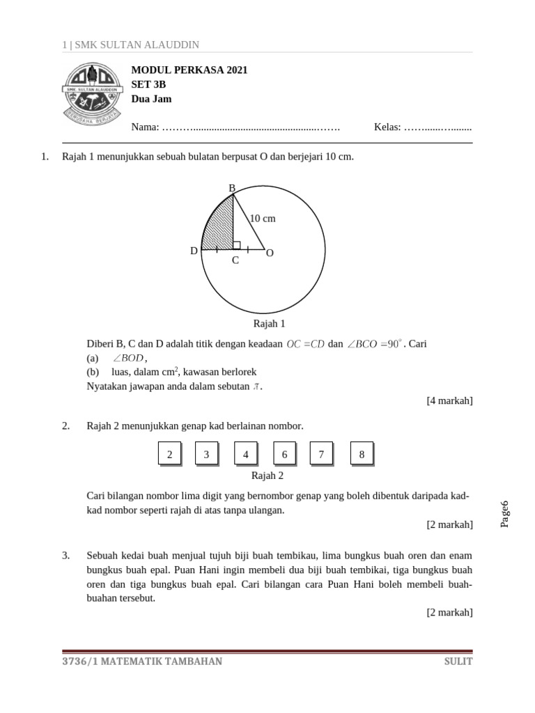 2021 Modul PERKASA SET 3B | PDF