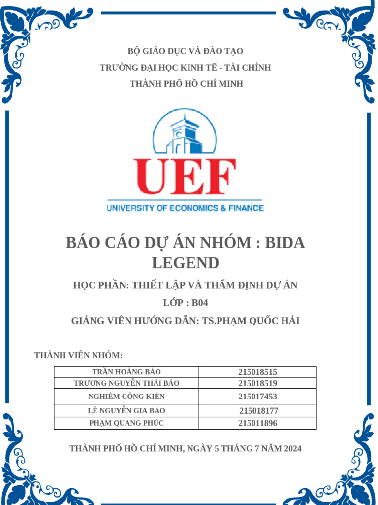 BaoCaoDuAn Top1Server B04 Bainhomfinal | PDF