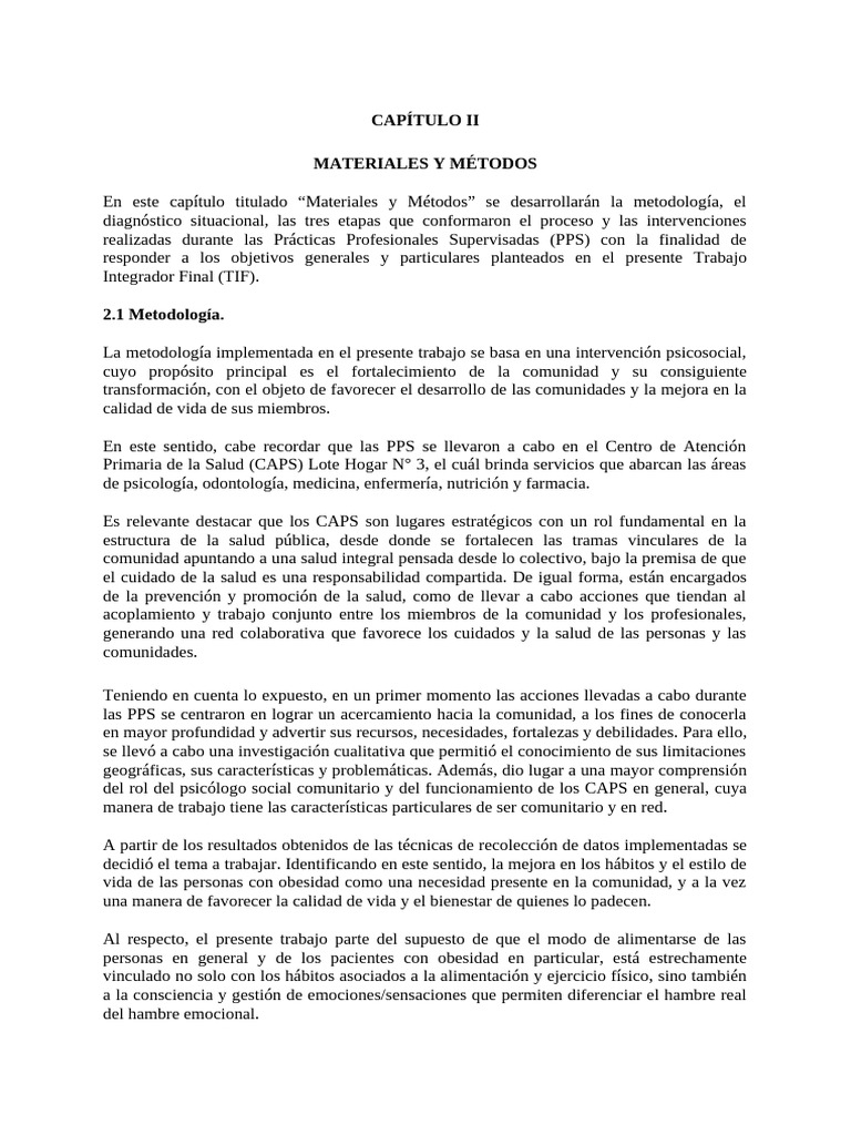 Capítulo 2 Corregido Elizondo Federica. | PDF | Las emociones | Obesidad