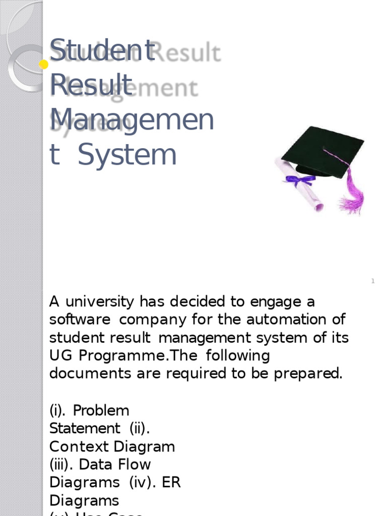 Student Result Management System Overview | PDF | Databases | User ...
