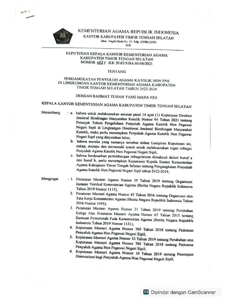 SK Pak Non PNS 2022 - 2024 | PDF