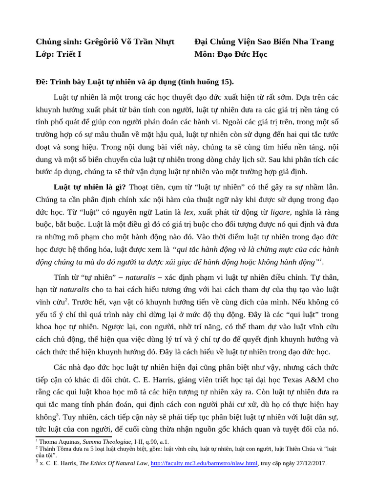 Đạo đức học - xong | PDF