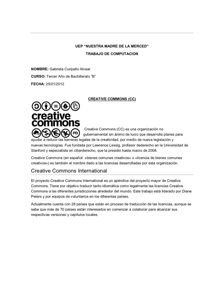 Creative Commons | PDF