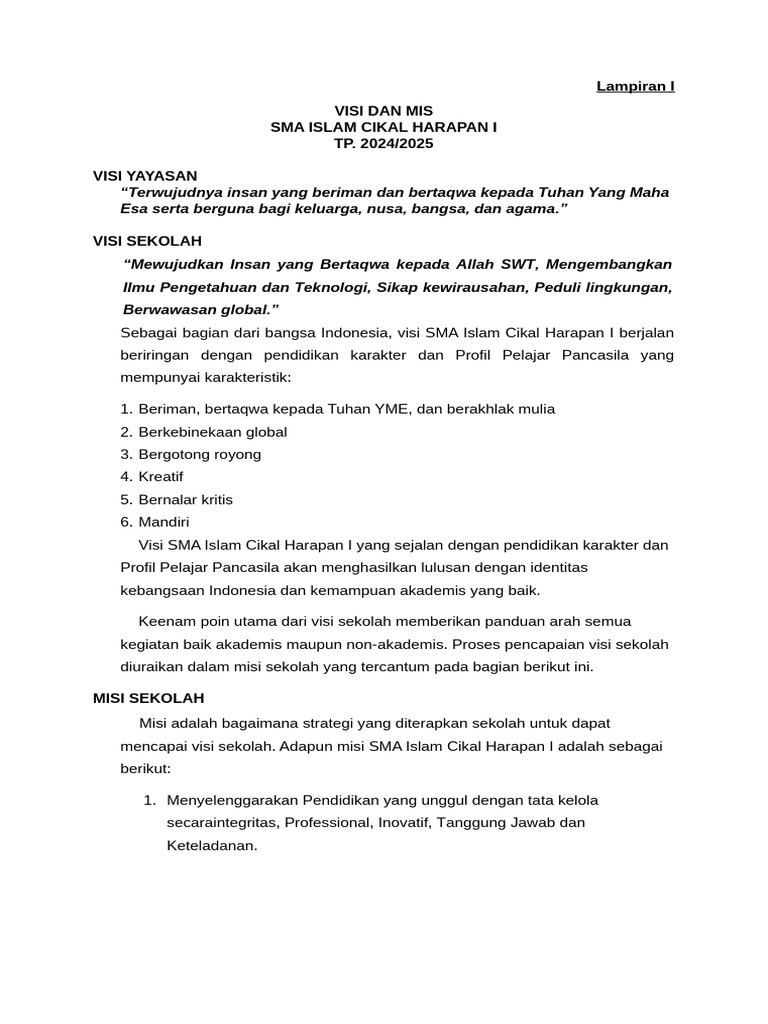 Lampiran Study Tiru | PDF