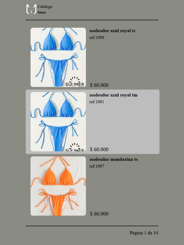 Catalogo SUMMER Tiend | PDF | Arco iris | Color