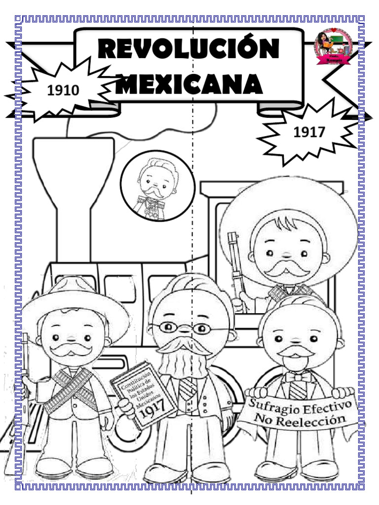 Lapbook Revolución Mexicana Profa Kempis | PDF | revolución mejicana | Militares de mexico