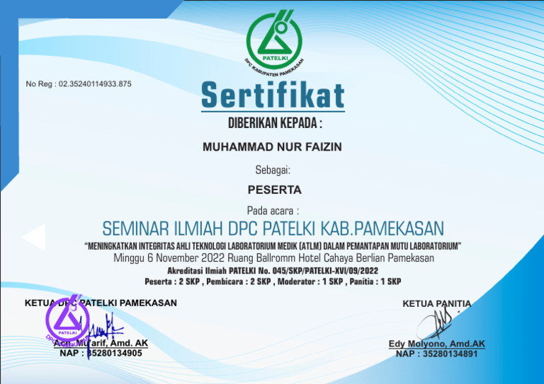 Sertifikat FAIS | PDF