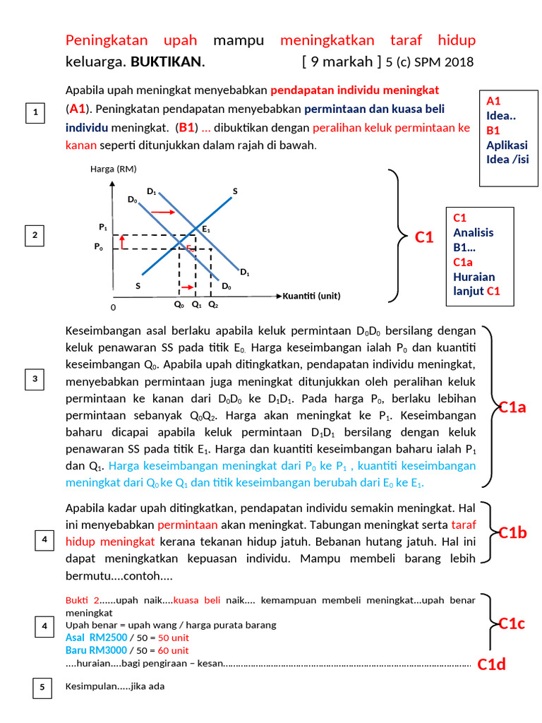 Contoh Jawapan Solan SPM 5 (C) 2018 | PDF