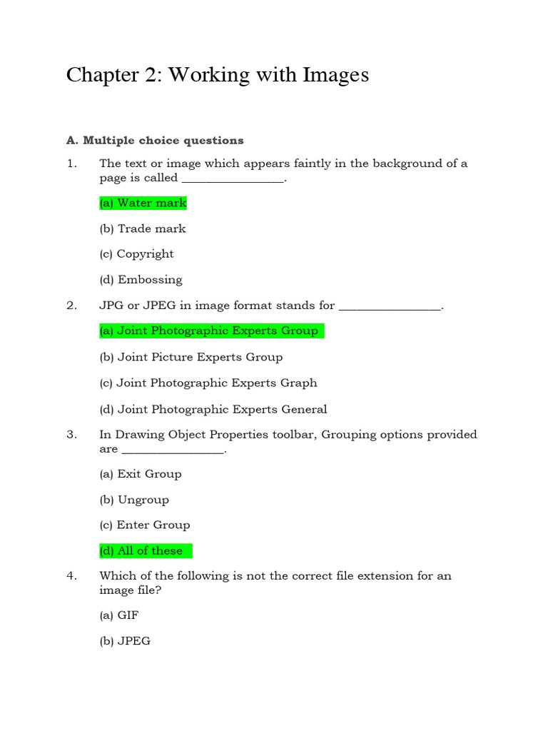 Chapter 2-Working With Images | PDF | Digital Image | Computing