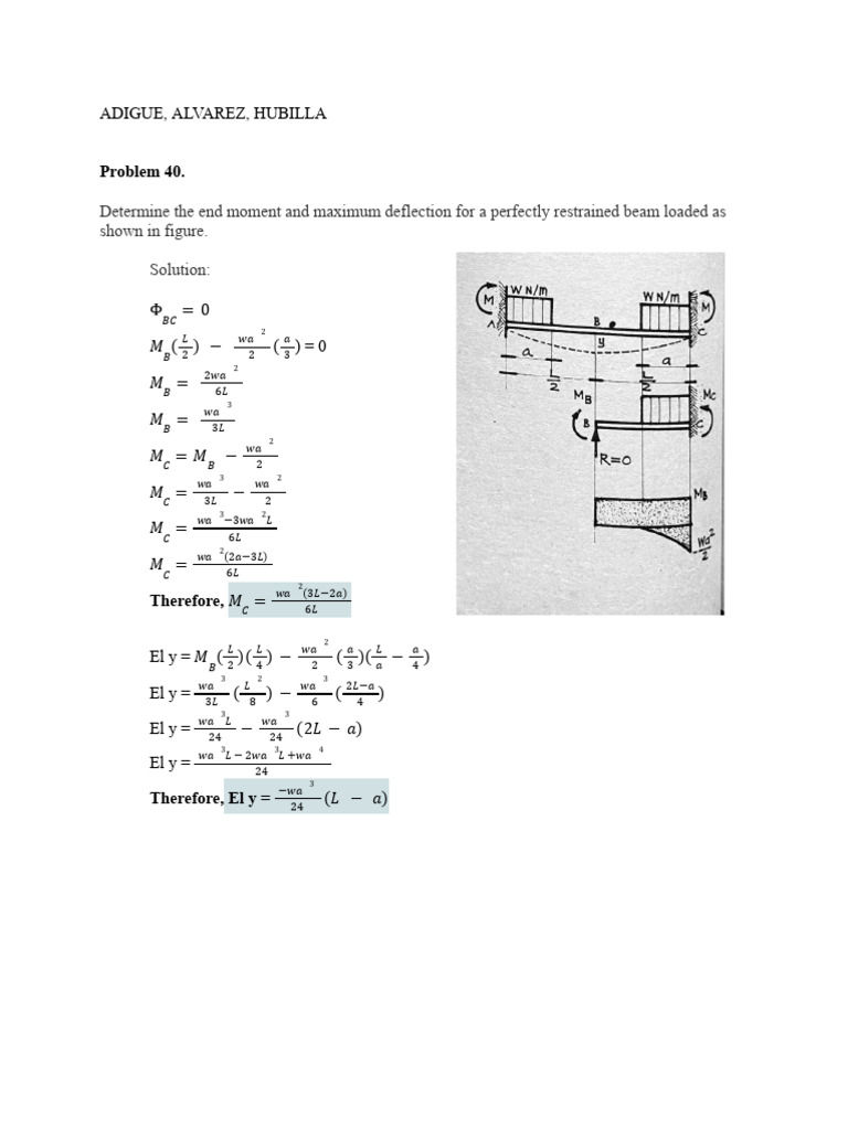 Problem 40 | PDF | Mechanical Engineering | Structural Engineering