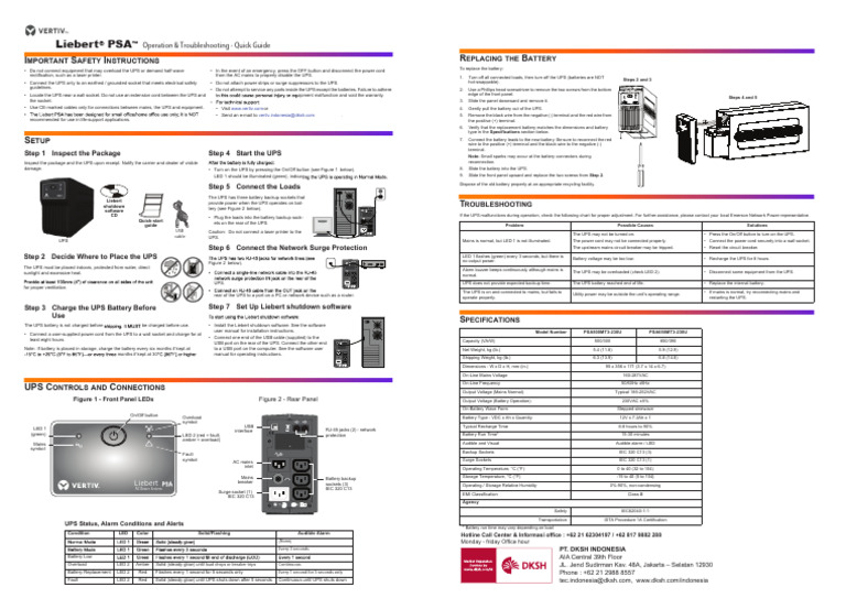 Guideline Vertiv PSA PDF En, 0 | PDF | Electrical Engineering | Electricity