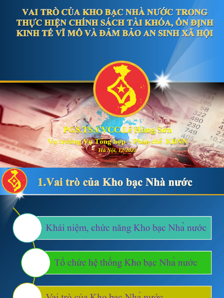 VAI TRÒ C A KHO B C NHÀ NƯ C Ban Sua | PDF