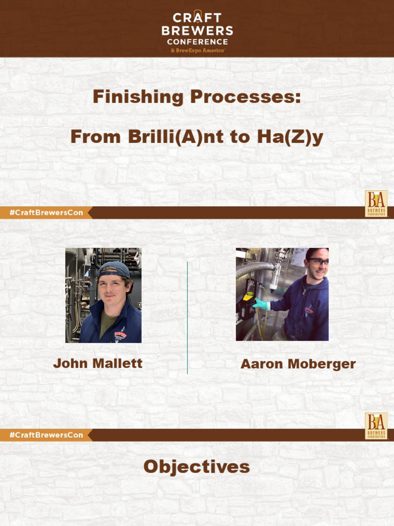 CBC Online Seminar Presentation Finishing Processes From BrilliAnt To ...