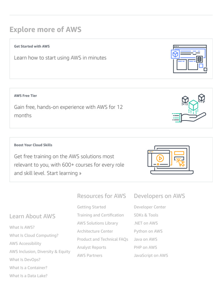 AWS Guide for Developers & Learners | PDF