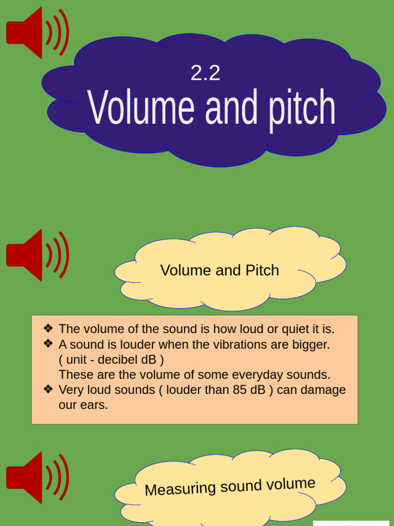 Understanding Volume and Pitch | PDF | Home & Garden